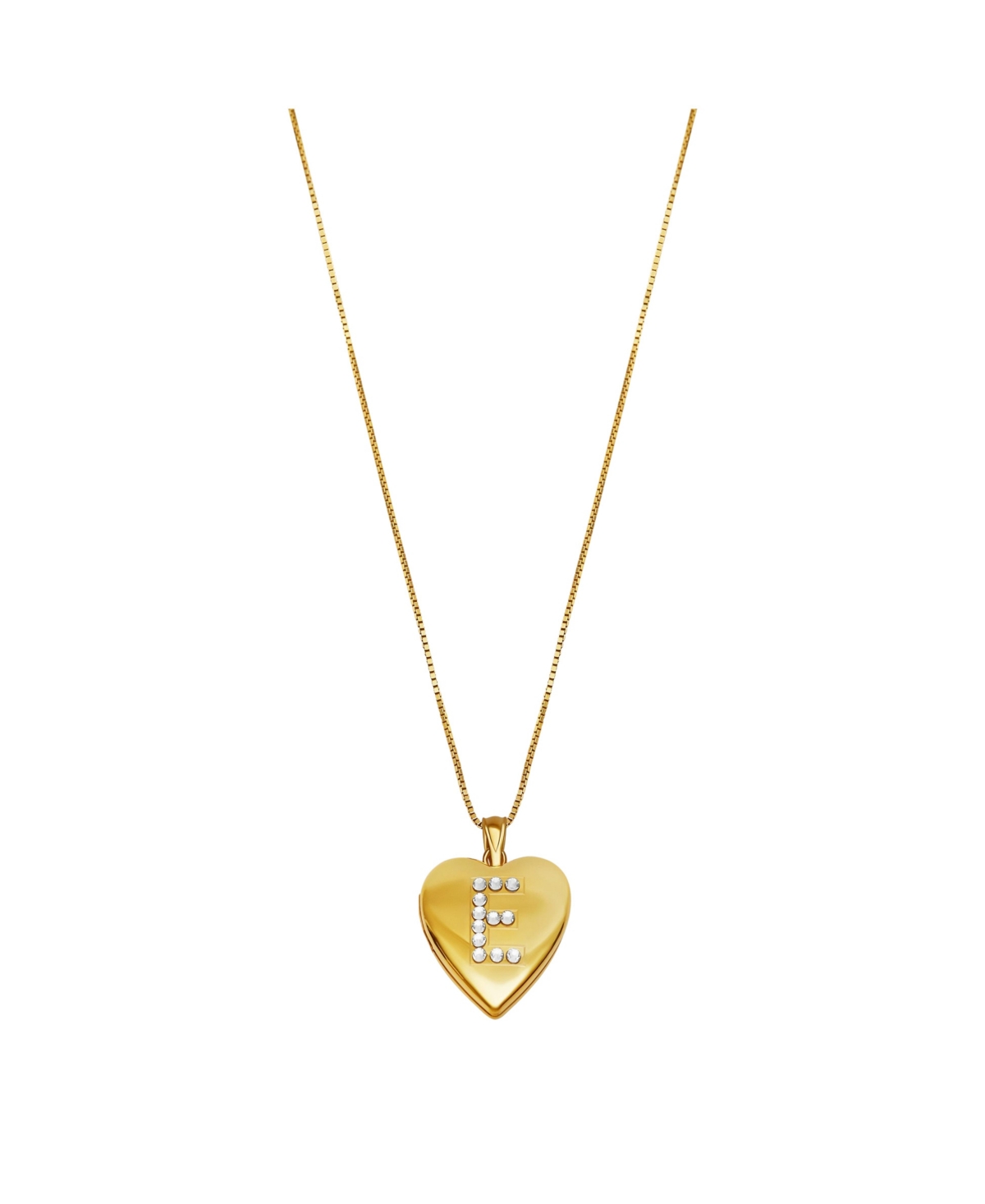Click here for The M Jewelers Initial Locket Necklace - E prices