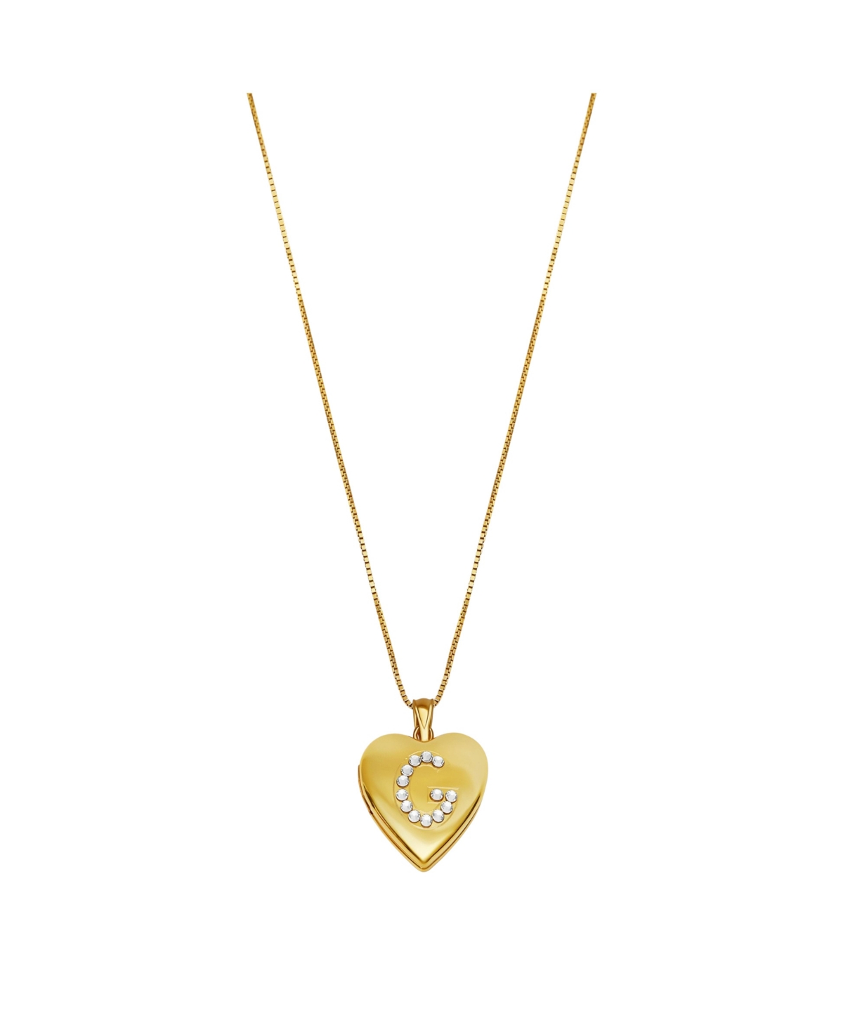 Click here for The M Jewelers Initial Locket Necklace - G prices