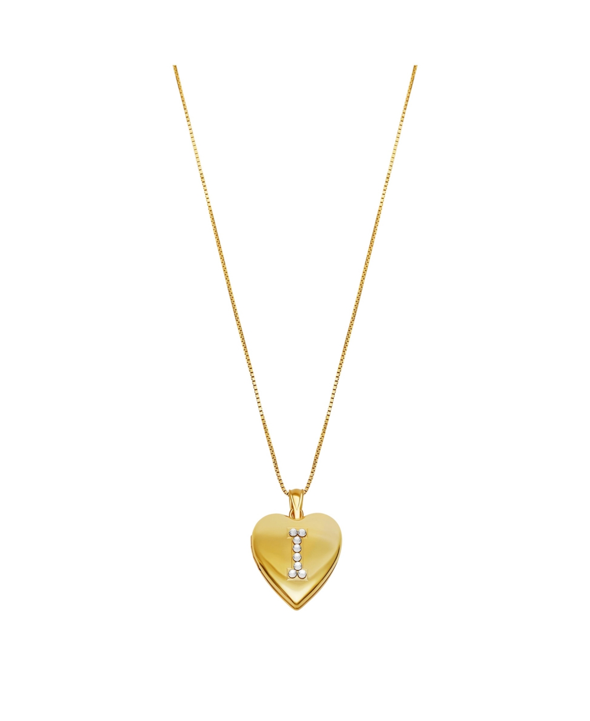 Click here for The M Jewelers Initial Locket Necklace - I prices
