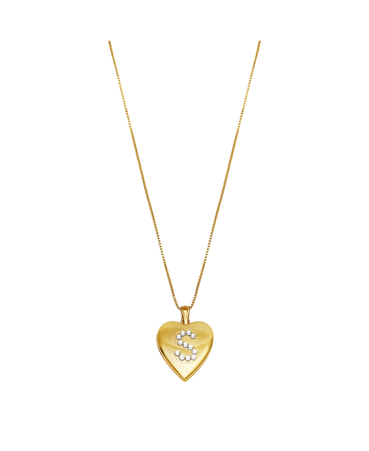 Click here for The M Jewelers Initial Locket Necklace - S prices