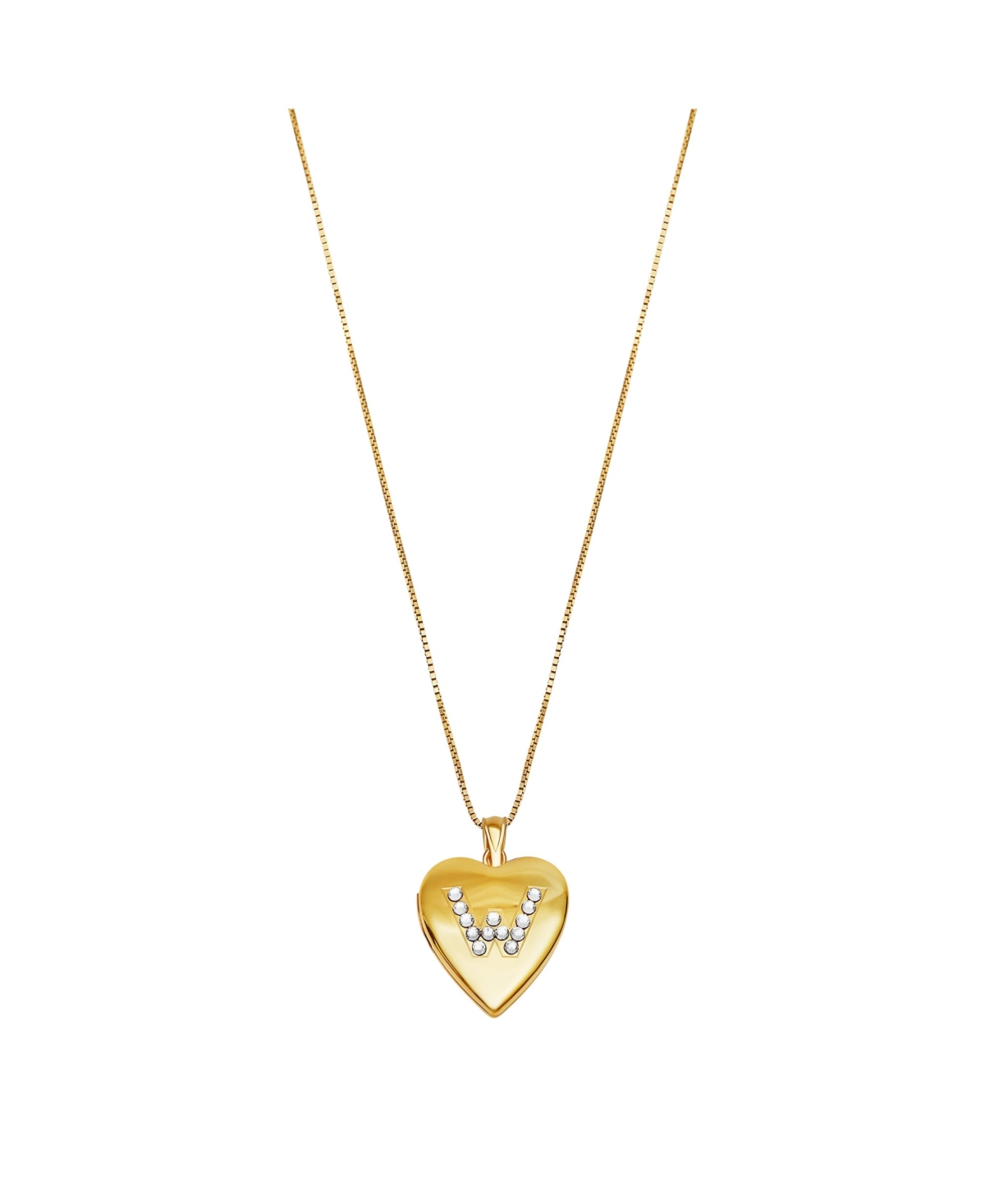Click here for The M Jewelers Initial Locket Necklace - W prices