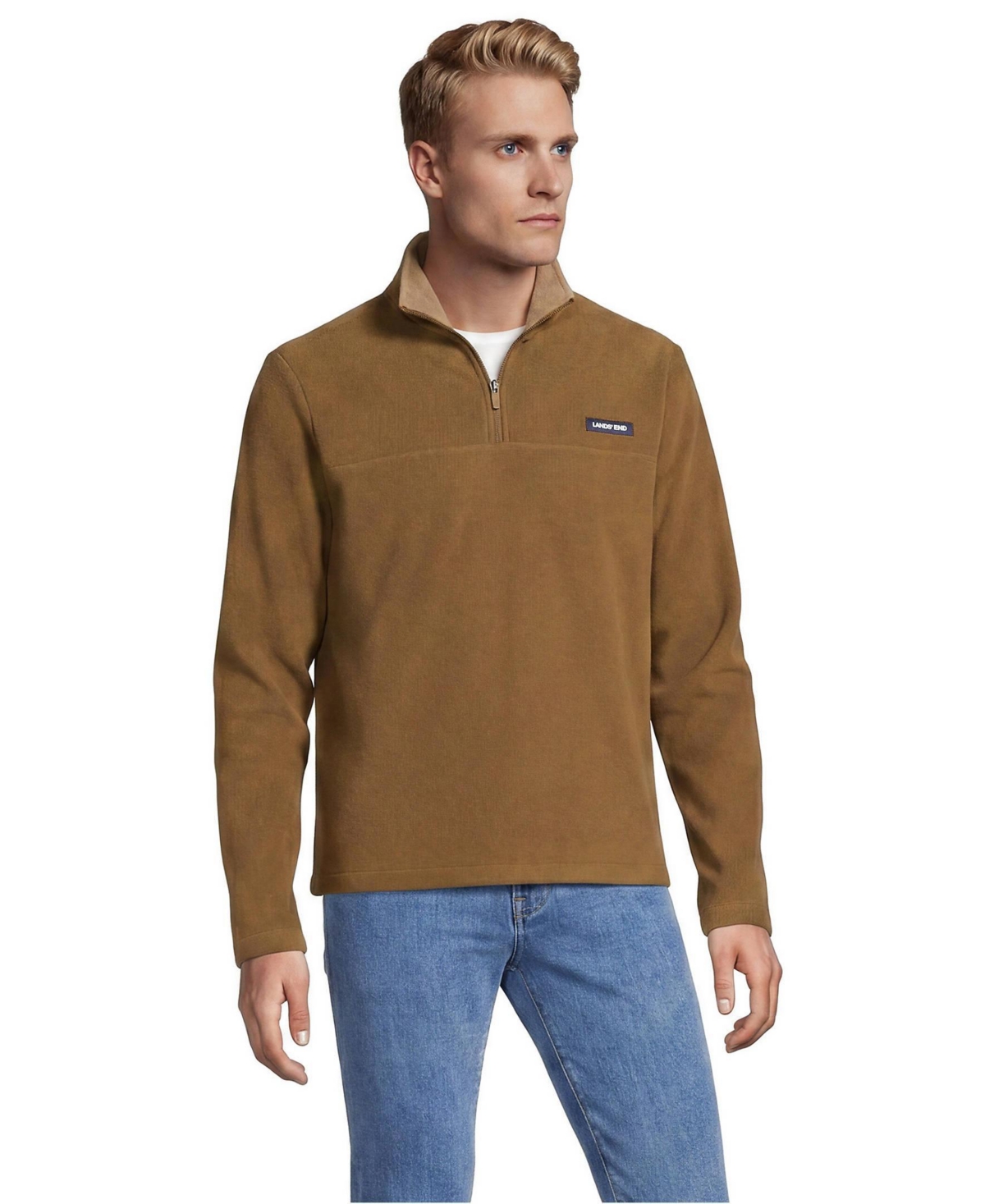 Click here for Lands End Big & Tall Anyweather Fleece Quarter Zip... prices