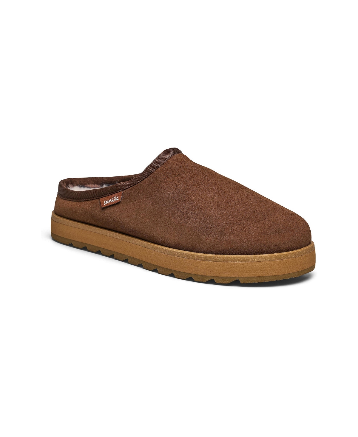 Click here for Sanuk Womens Yoga Cloud Lounger Leather Slippers -... prices