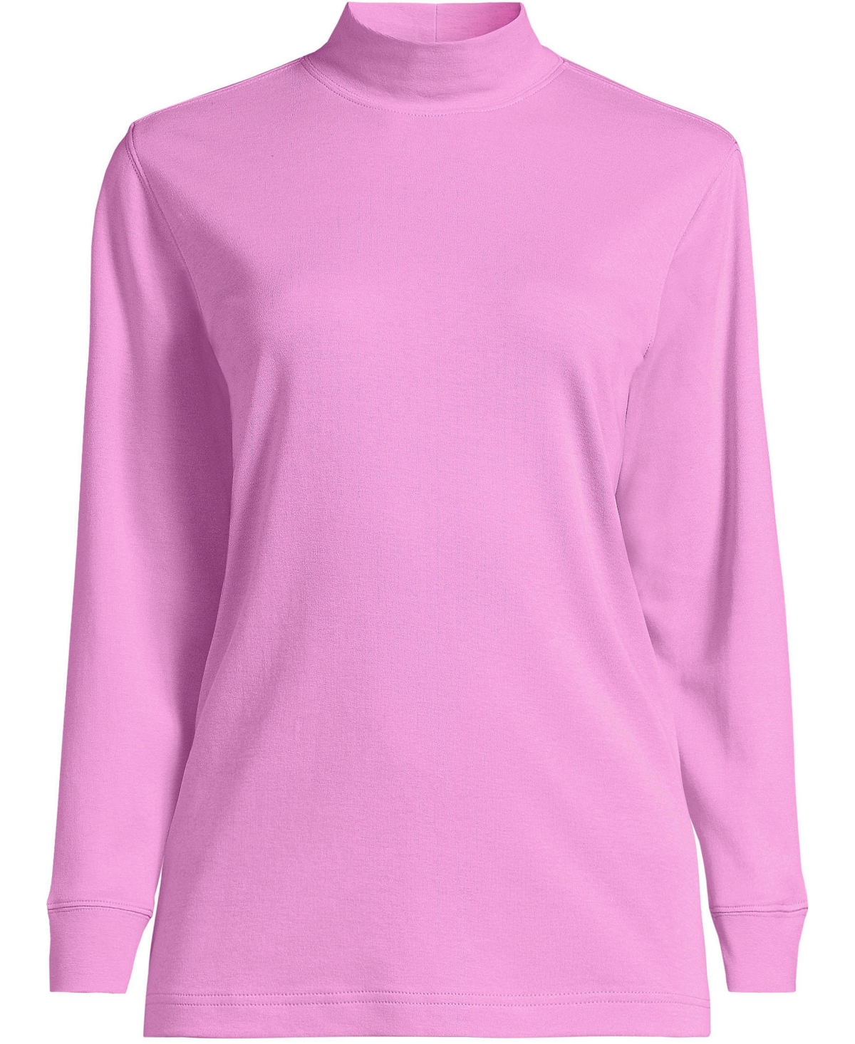 Click here for Lands End Plus Size Relaxed Cotton Long Sleeve Moc... prices