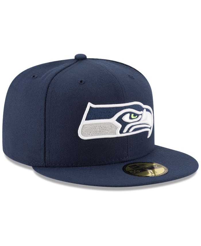 New Era Seattle Seahawks Team Basic 59FIFTY Fitted Cap - Macy's