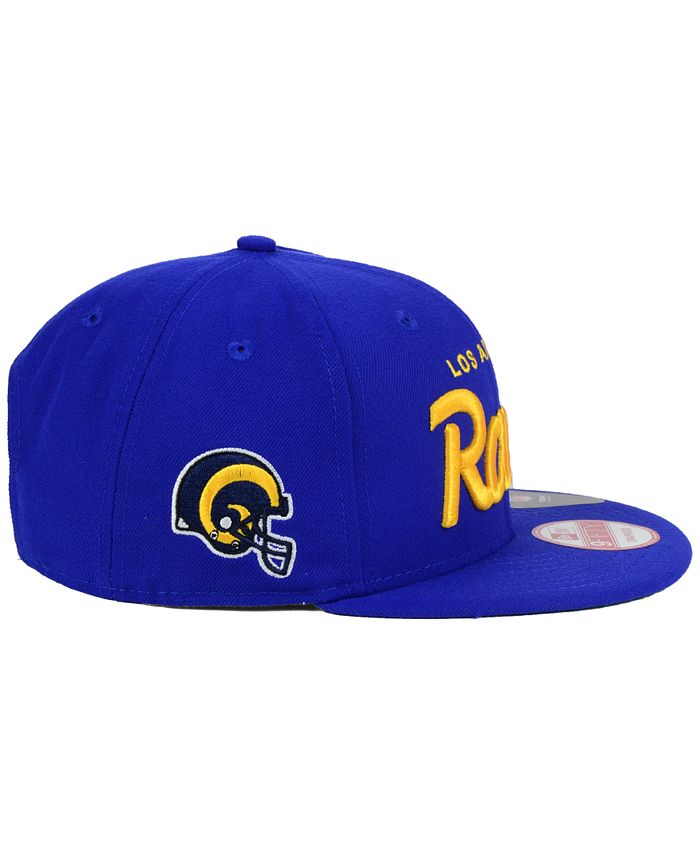 New Era Los Angeles Rams LIDS 20th Anniversary Script 9FIFTY Snapback ...