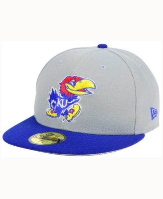 New Era Kansas Jayhawks Grayson 59FIFTY Fitted Cap - Macy's