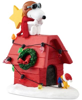 Department 56 Peanuts Village Ready for Take Off Figurine - Macy's