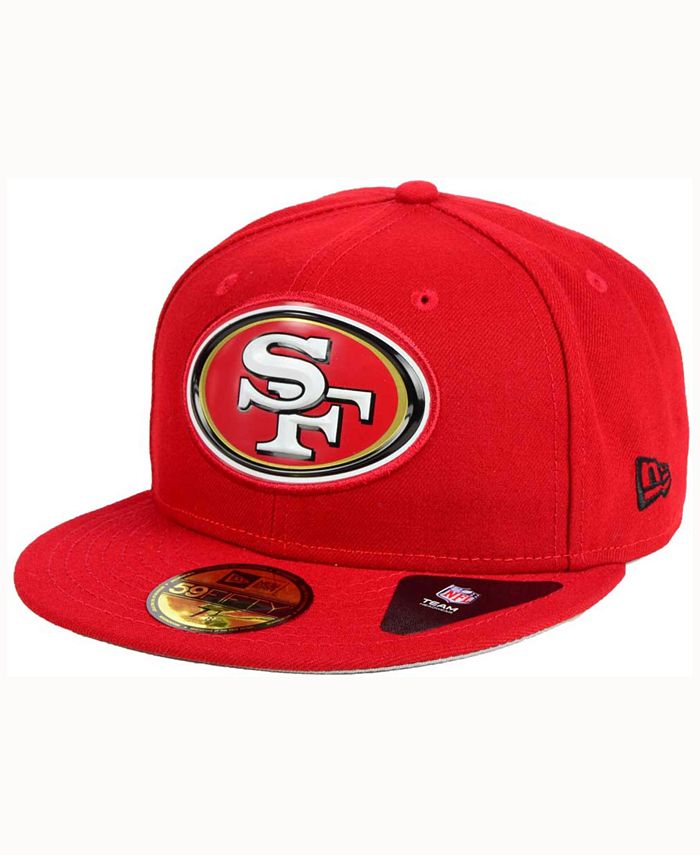 New Era San Francisco 49ers Beveled Team 59FIFTY Cap - Macy's