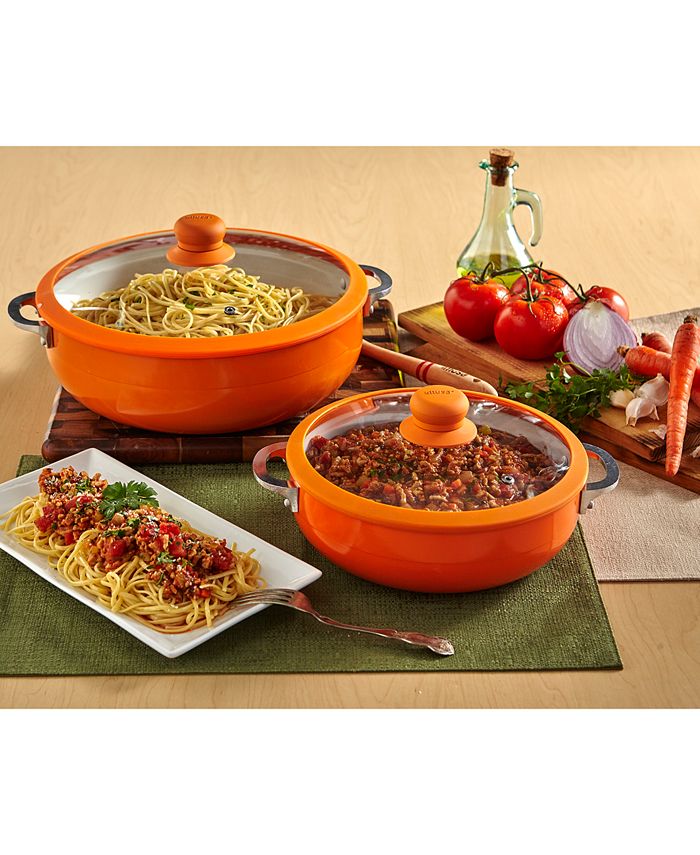 IMUSA 2-Pc. Orange Ceramic Caldero Set - Macy's