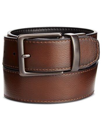 Levi's Reversible Stitched Casual Leather Belt - Macy's