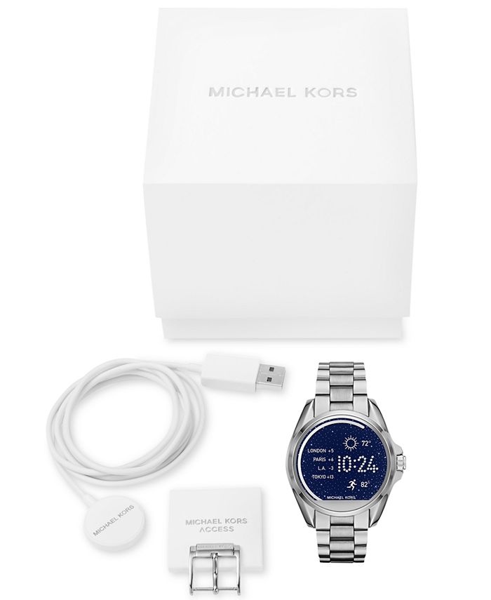 Michael Kors Access Women's Digital Bradshaw Stainless Steel Bracelet ...