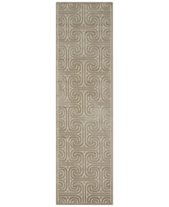 Kelly Ripa Home CLOSEOUT! Interlock KRH20 Light Grey 2'3'' x 8' Runner ...