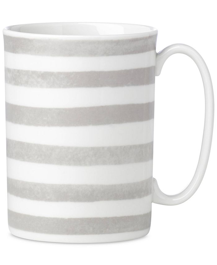 kate spade new york Charlotte Street North Grey Collection Mug - Macy's