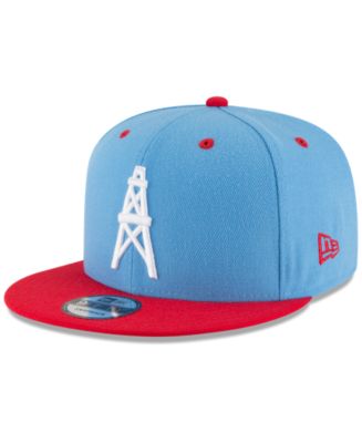 New Era Houston Oilers Historic Vintage 9FIFTY Snapback Cap - Macy's
