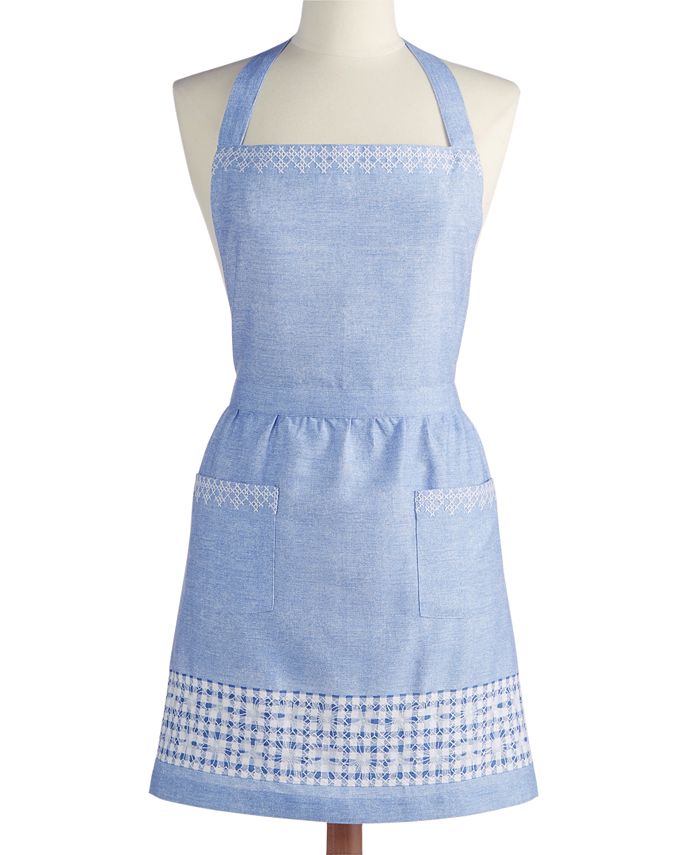 Martha Stewart Collection Chambray Apron, Created for Macy's - Macy's