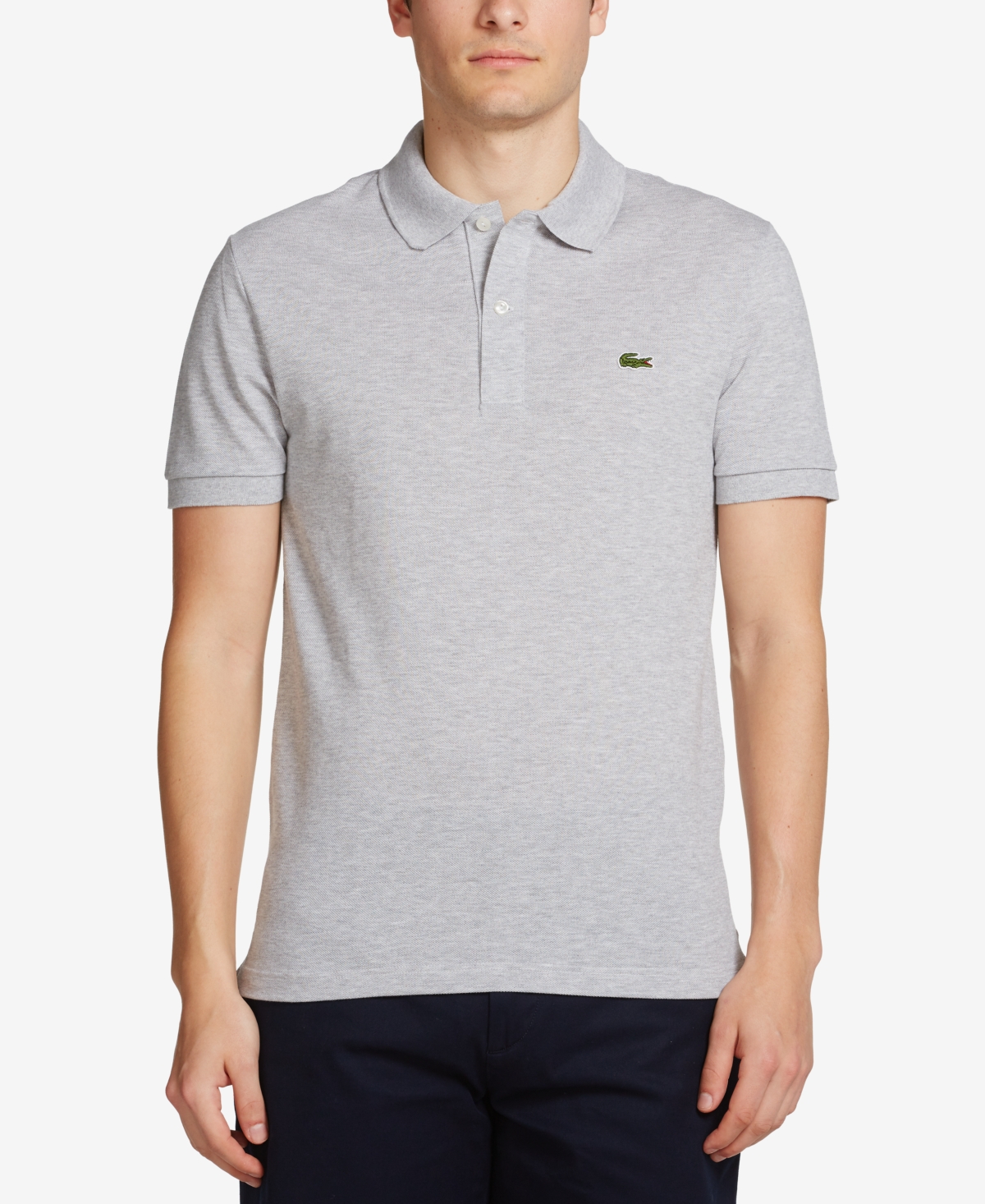 Click here for Lacoste Mens Slim Fit Short Sleeve Ribbed Polo Shi... prices