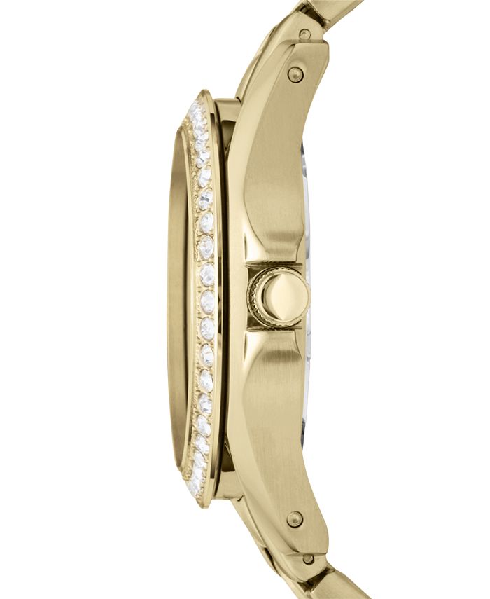 Fossil Women's Riley Gold-Tone Stainless Steel Bracelet Watch 38mm ...