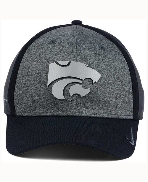 Nike Kansas State Wildcats Heather Stretch Fit Cap & Reviews - Sports ...