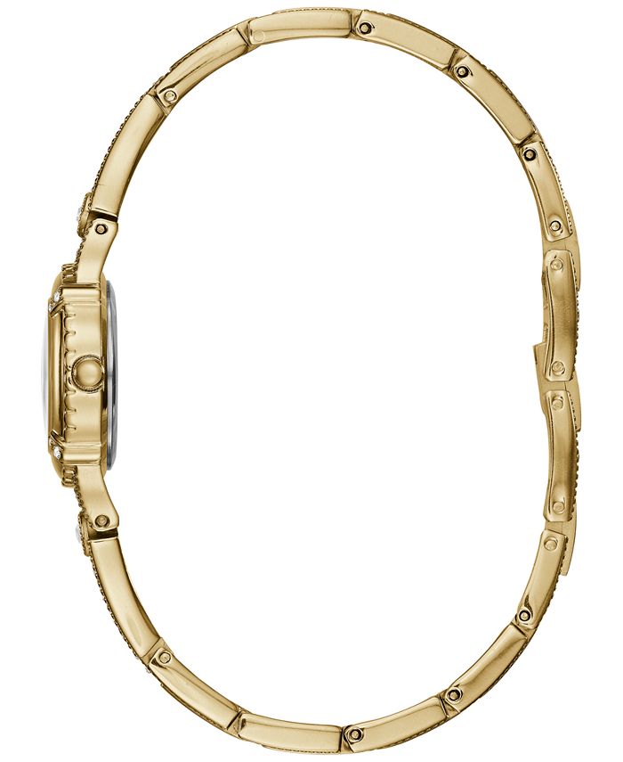GUESS Watch, Women's Gold Tone Bracelet 22mm U0135L2 - Macy's