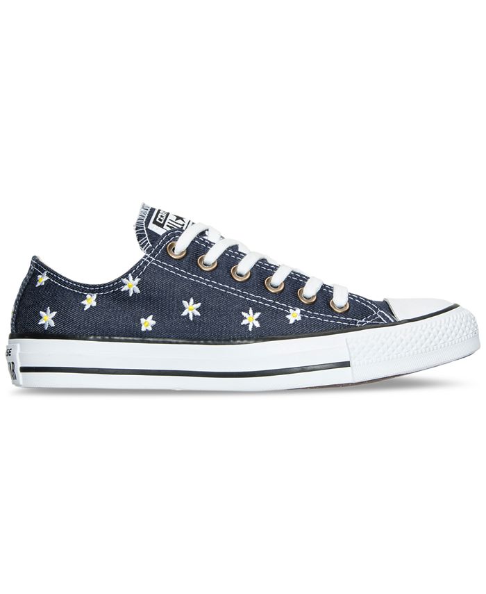 Converse Women's Chuck Taylor Ox Daisy Print Casual Sneakers from ...