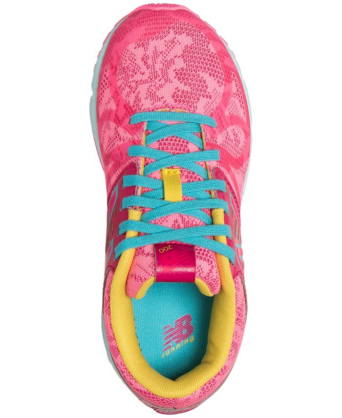 New Balance Little Girls' 200 v1 Running Sneakers from Finish Line - Macy's