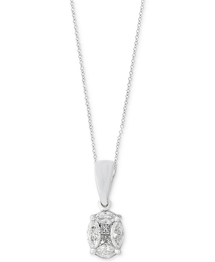 EFFY Collection Classique by EFFY® Diamond Pendant Necklace (1/2 ct. t ...
