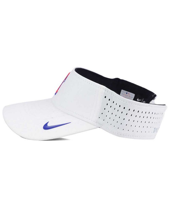 Nike Texas Rangers White Dri-FIT Visor - Macy's