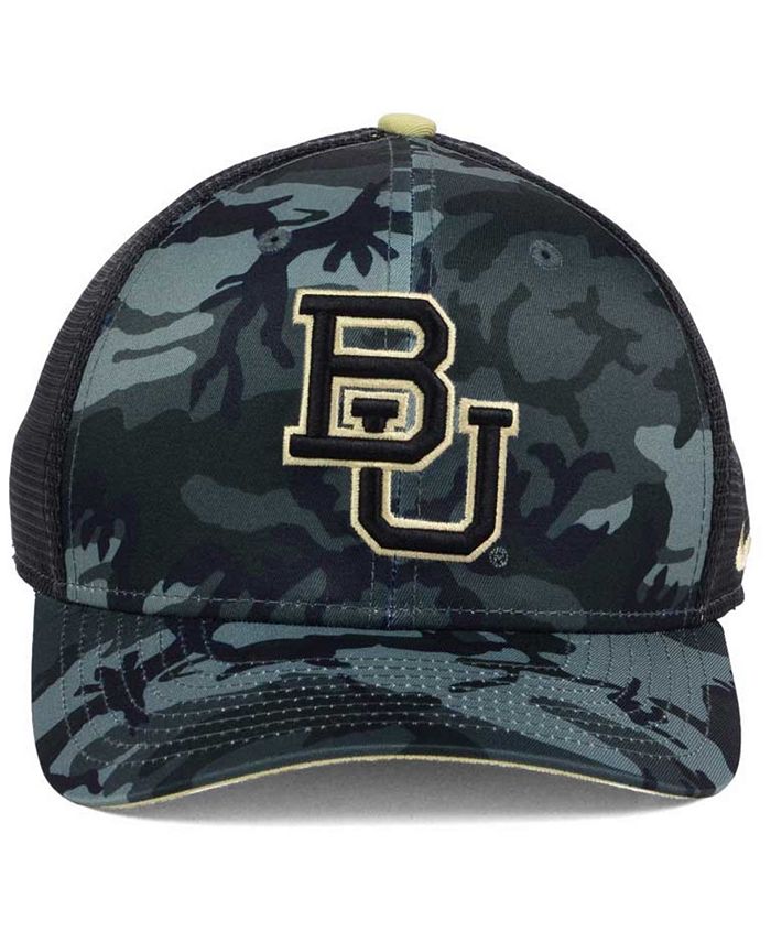 Nike Baylor Bears Camo Hook Swooshflex Cap - Macy's