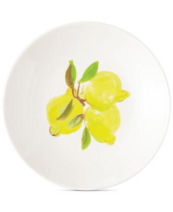 kate spade new york Lemon 4-Pc. Melamine Tidbit Plate Set - Macy's
