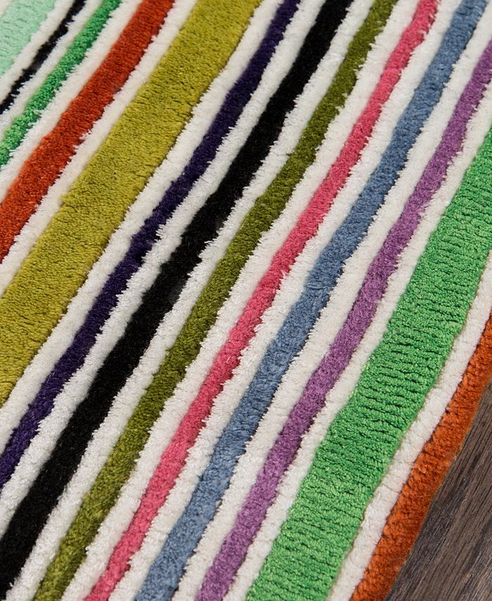 Momeni Perspective Glee Multi 2'6" x 8' Runner Rug - Macy's