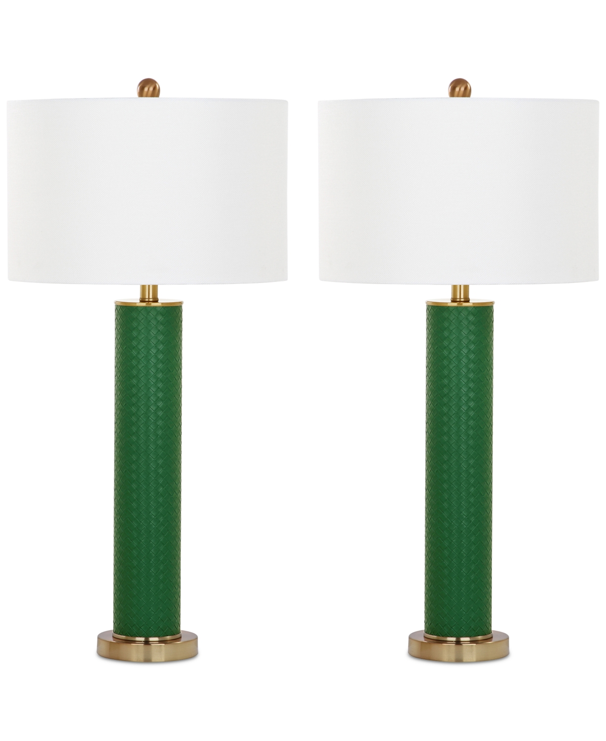 Click here for Safavieh Set of 2 Ollie Table Lamps - Green prices