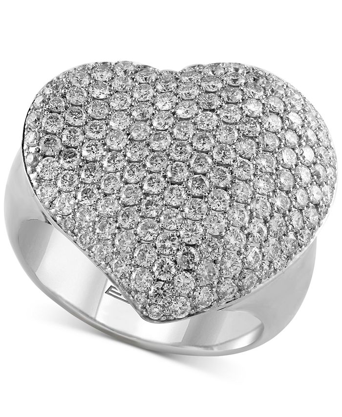 EFFY Collection Pavé Classica by EFFY® Diamond Heart Ring (2 ct. t.w ...
