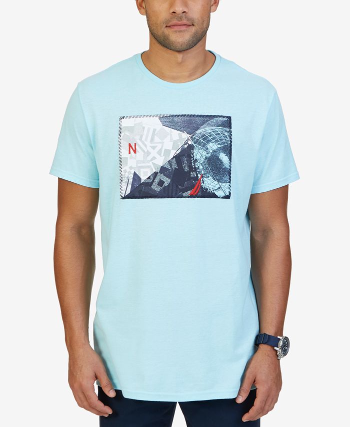 Nautica Men's Big & Tall Graphic Print Cotton T-Shirt - Macy's