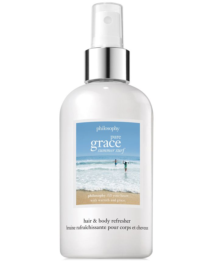 philosophy Pure Grace Summer Surf Hair & Body Refresher, 8 oz - Macy's