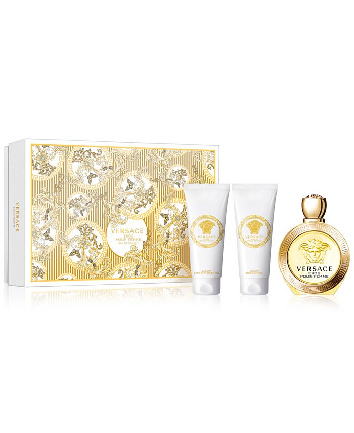 Versace 3-Pc. Eros Pour Femme Gift Set - Macy's