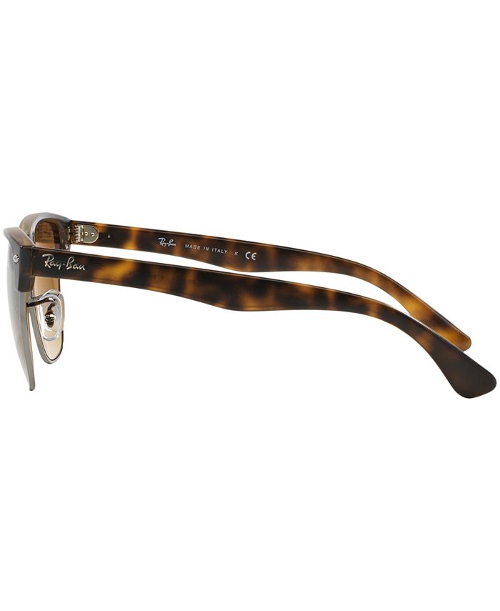Ray-Ban Sunglasses, RB4175 CLUBMASTER OVERSIZED - Macy's