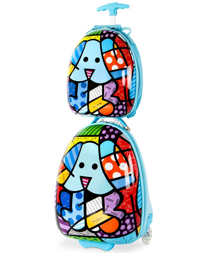 Heys Britto Blue Dog 2-Pc. Luggage & Backpack Set - Macy's