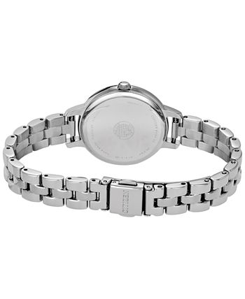 Citizen Eco-Drive Women's Silhouette Stainless Steel Bracelet Watch 31mm EW2440-53A - Macy's