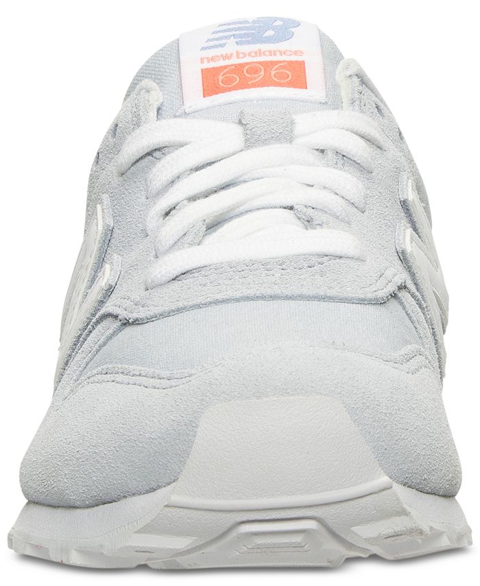 New Balance Women's 696 Striped Casual Sneakers from Finish Line - Macy's