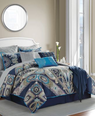 Sunham Eclipse 14-Pc. Comforter Set, Created for Macy's - Macy's