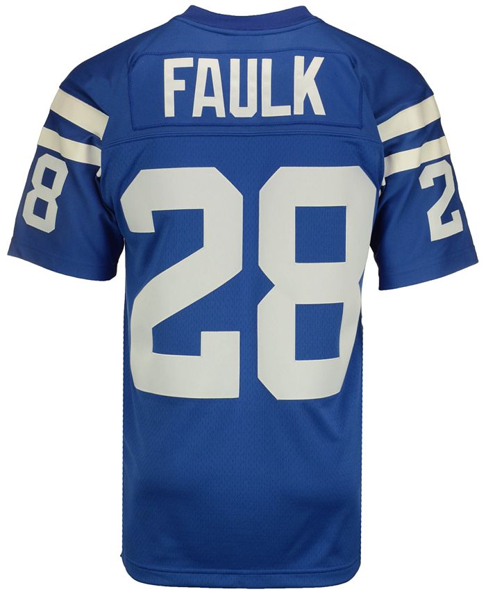 Mitchell & Ness Men's Marshall Faulk Indianapolis Colts Replica Throwback Jersey - Macy's