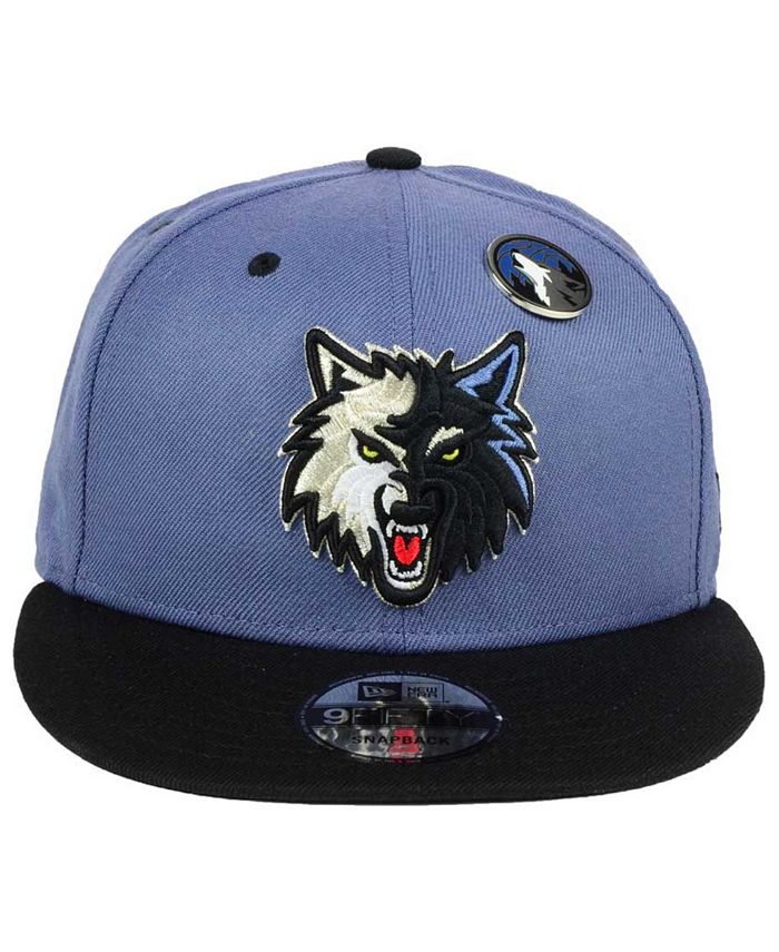 New Era Minnesota Timberwolves Pintastic 9FIFTY Snapback Cap - Macy's