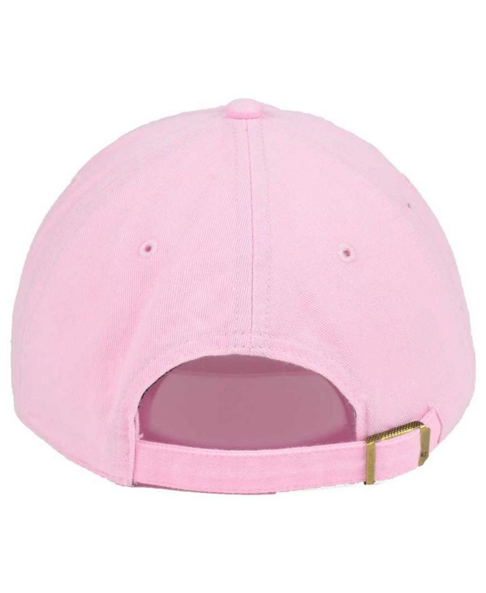'47 Brand Women's Milwaukee Brewers Pink/White Clean Up Cap - Macy's