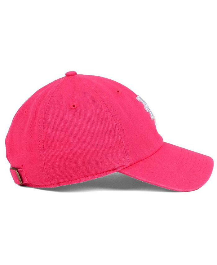 '47 Brand Women's New York Mets Pink/White Clean Up Cap - Macy's
