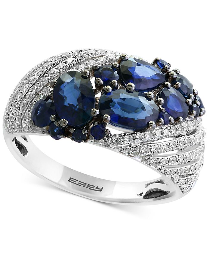 EFFY Collection Royale Bleu by EFFY® Sapphire (2-1/10 ct. t.w.) and ...