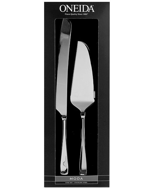 Oneida Moda 2-Pc. Cake Serving Set & Reviews - Flatware - Dining - Macy's