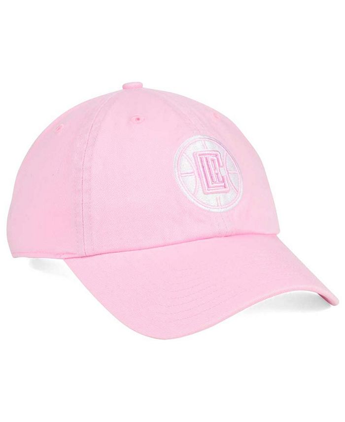 '47 Brand Women's Los Angeles Clippers Petal Pink CLEAN UP Cap - Macy's