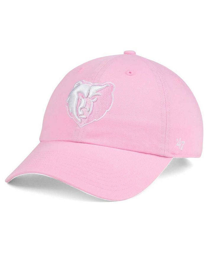 '47 Brand Women's Memphis Grizzlies Petal Pink CLEAN UP Cap & Reviews ...