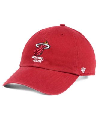 '47 Brand Miami Heat Clean Up Cap - Macy's